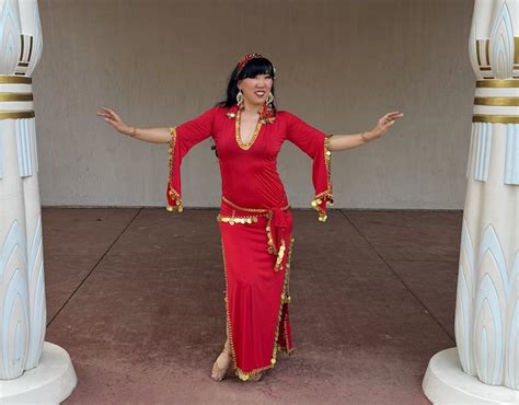 Egyptian Saidi Dress Balady For Dance In Red