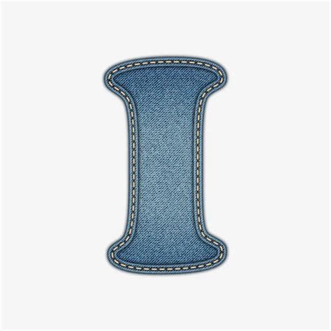 Jeans Alphabet Denim Letter L — Stock Vector © Lamica 9370205