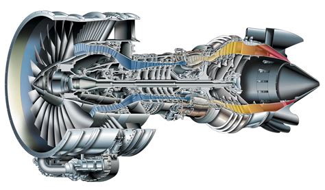Pratt And Whitney Pw6000 Cutaway Jet Engine Engineering Aviation