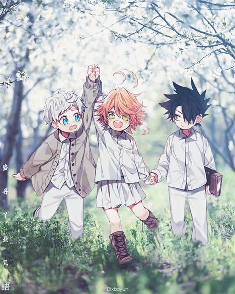 Norman X Ray X Emma Wallpaper By Xbayun Download On Zedge™ A567