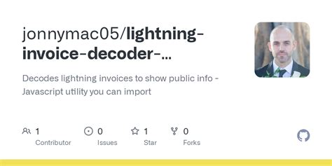 Github Jonnymac05lightning Invoice Decoder Javascript Decodes