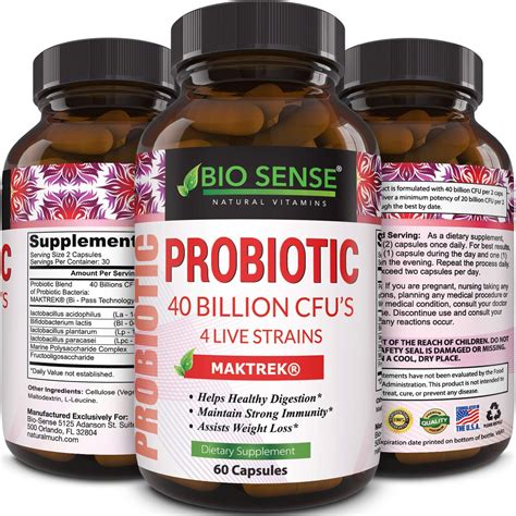 Probiotics Supplement Natural Probiotic Acidophilus Bifidobacteria