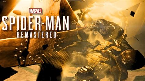 CAPTURING THE SHOCKER Spider Man Remastered YouTube