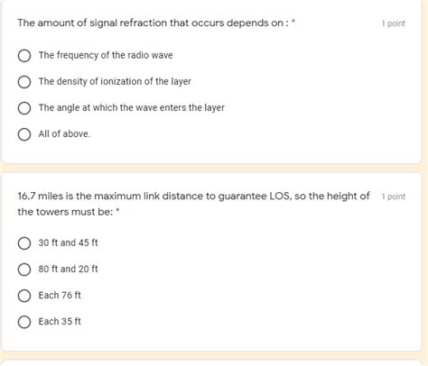 Solved The Amount Of Signal Refraction That Occurs Depends