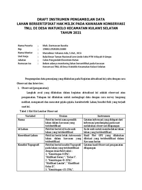 Draft Instrumen Pengambilan Data Rev1 Pdf Draft Instrumen Pengambilan Data Rev1 Pdf