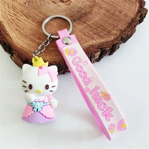 خرید و قیمت جاکلیدی مدل سیلیکونی طرح گربه کیتی دامن پاپیون کد Db20 از غرفه دکتر بالون