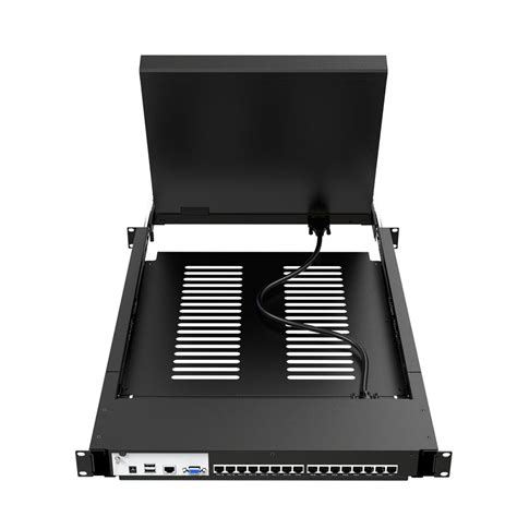 Lcd Kvm Console Over Cat Port Inch Monitor Mt Viki