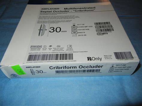 New St Jude Aga Medical Amplatzer Multifenestrated Septal Occluder