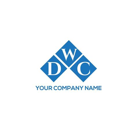 Dwc Letter Logo Design On White Background Dwc Creative Initials Letter Logo Concept Dwc