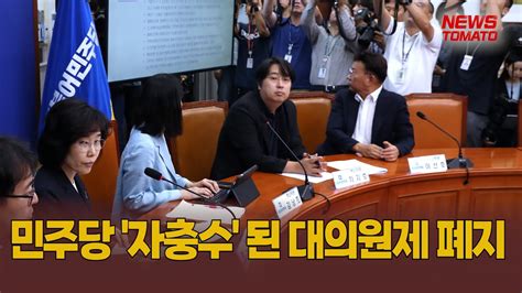 민주당 자충수 된 대의원제 폐지 말하는 기자들정치0815 Youtube