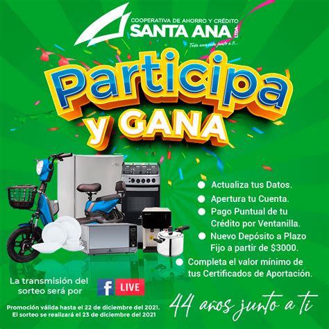 Cooperativa De Ahorro Y Crédito Santa Ana Ltda Home Facebook