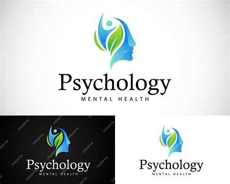 Premium Vector Psychology Logo Creative Health Brain Design Nature