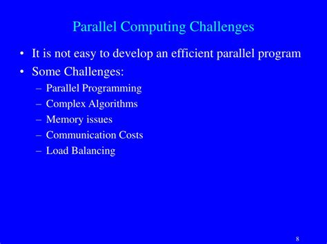 Ppt Introduction To Parallel Computing Issues Powerpoint Presentation Id 297028