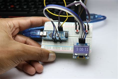 Make Arduino OLED Clock without RTC - Letsmakeprojects