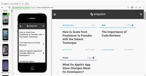 Blisk Your Next Web Development Browser Sitepoint