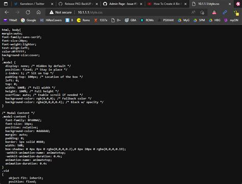 admin page · issue 56 · stooged esp32 server 900u · github