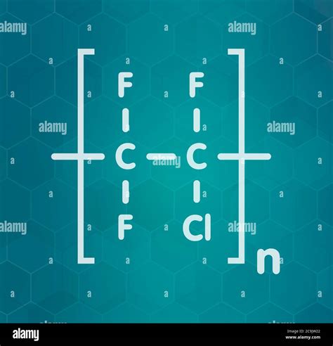 Polychlorotrifluoroethylene Pctfe Polymer Chemical Structure