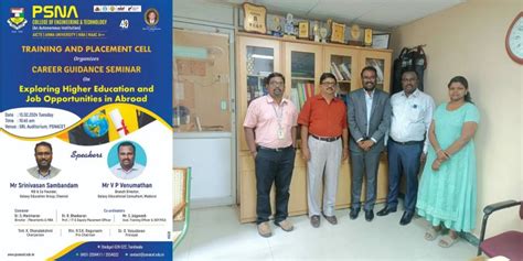 Psna College Of Engineering And Technology On Linkedin Training And