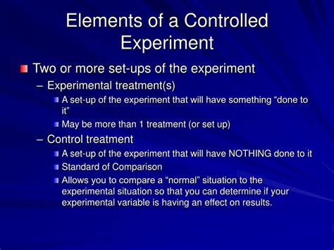 Ppt Guidelines For Controlled Experiments In Biology Powerpoint Presentation Id952424