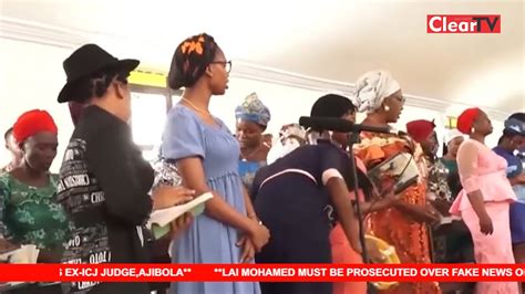 Owo Church Attack Service Begins 10 Months After Terror Attack Youtube