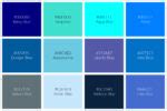 129 nuances de bleu noms codes hexadécimaux RVB CMJN PhoneNews Net