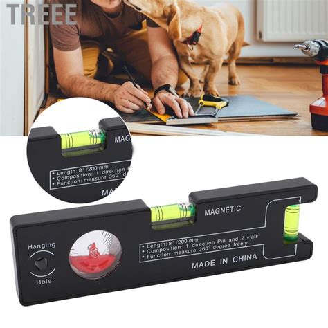 Treee Spirit ระดับความแม่นยำสูงแบบพกพา Shatterproof Universal Magnetic