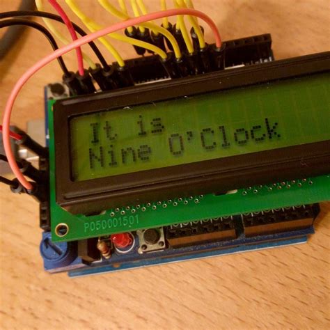 Insta Arduino Simple Word Clock Prototype With Arduino Uno And