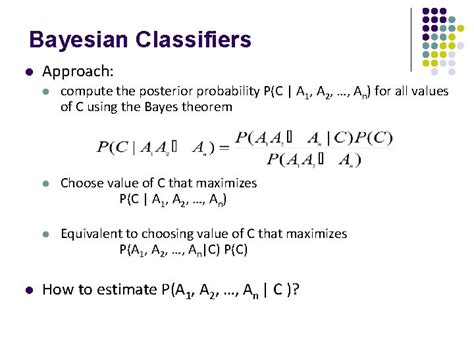 Machine Learning Classification Methods Bayesian Classification Nearest