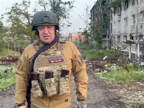 Wagner Boss Says Russian Forces Laid Mines To Harm His Fighters R