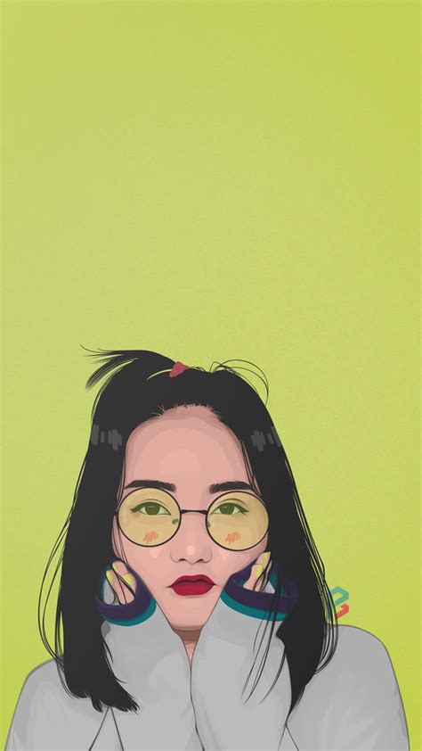 Vexel Lala JKT48 Ilustrasi Karakter Ilustrasi Ilustrasi Digital