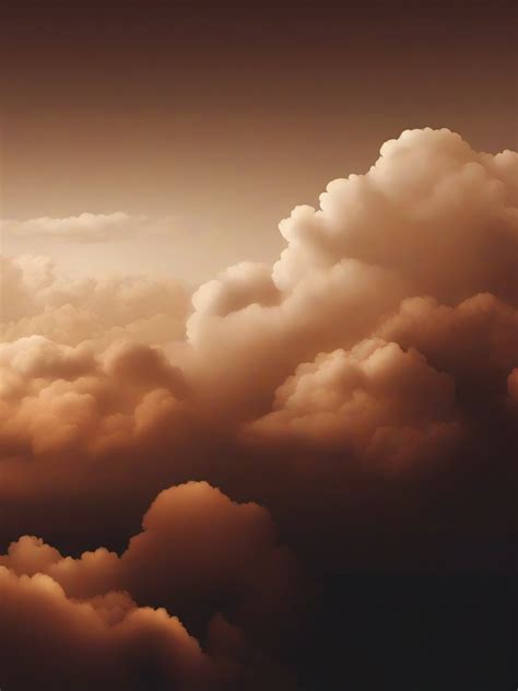 Brown Clouds Wallpaper Mobile Iphone Background Wallpaper