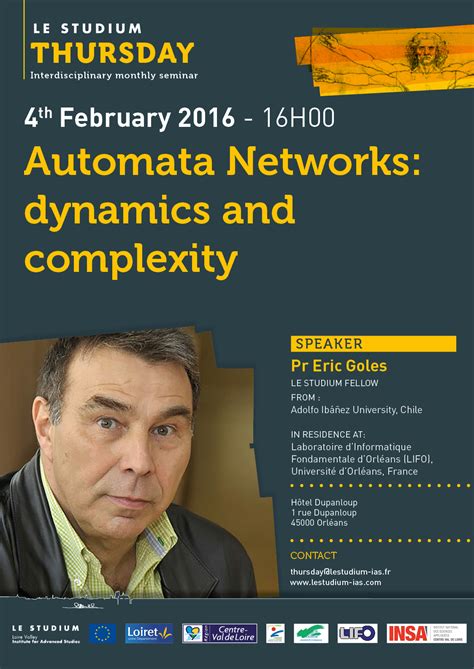 Automata Networks Dynamics And Complexity LE STUDIUM