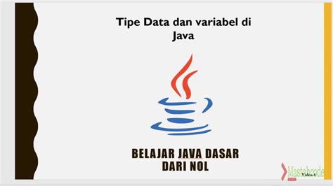 Tipe Data Dan Variabel Di Java Youtube