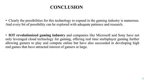 IOT Changes Gaming Industry PPT