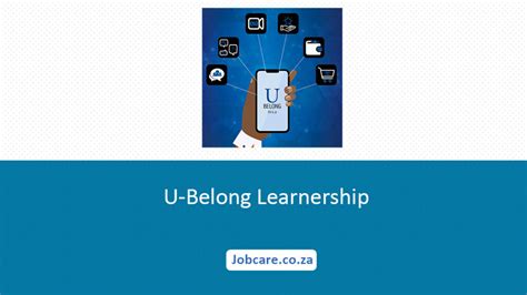 Unlock Your Future With The U Belong Learnership Jobcare