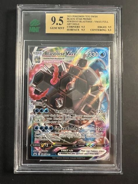 Mnt 95 Pokemon Blastoise Vmax Promo Full Art Swsh103 2021 6175