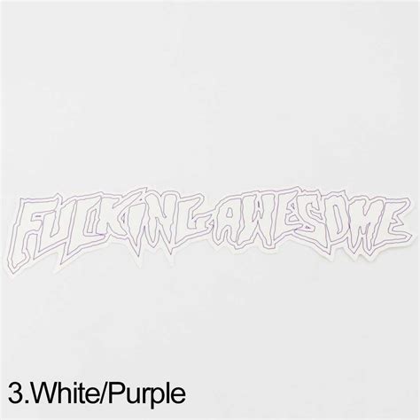【楽天市場】ファッキンオーサム ステッカー Fucking Awesome Sticker Original Logo Sticker Og