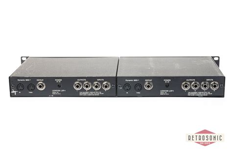 Lexicon LXP 1 Set Of Two With MRC Midi Remote Controller