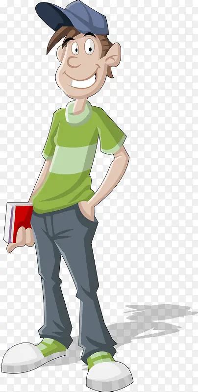 戴着帽子的卡通男孩图png图片素材下载 图片编号7838536 Png素材网