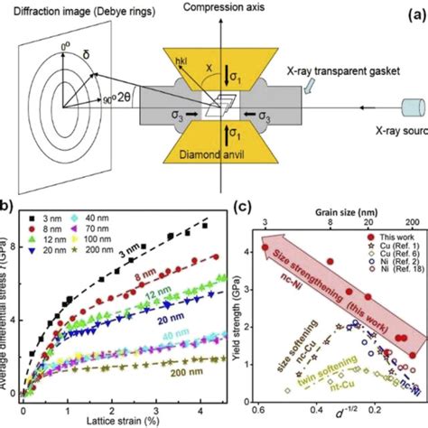 A Schematic Of Experimental Setup For Radial Diamond Anvil Cell X Ray Download Scientific