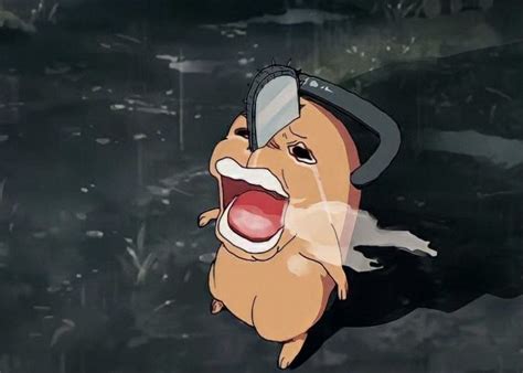 Pochita Crying😭 Anime Anime Memes Chainsaw