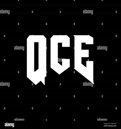 Qce Letter Logo Design For Technology Company Qce Logo Design Black
