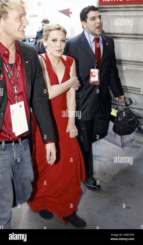 Hilary Duff Arrives For The Heart Truth Fashion Show During New York