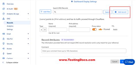 Types Of Dns Records Testingdocs