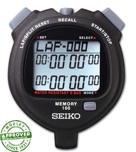 Seiko Stopwatch 100 Memory Elsmore Swim Shop