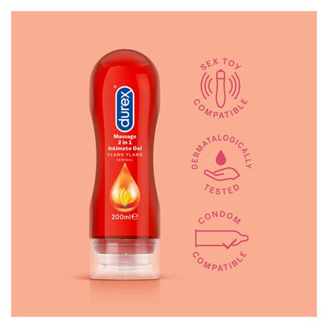 Buy Durex Play Sensual 2 In 1 Massage Gel 200ml Chemist Direct