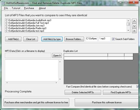 Find And Removedelete Duplicate Mp3 Files Download Free Windows 9