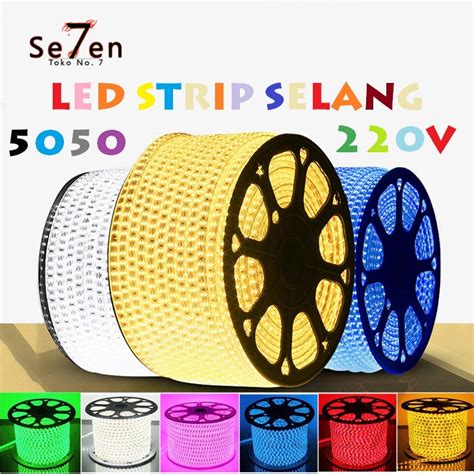 Jual Meteran Lampu Led Strip Smd Per Meter Led Strip Smd Shopee Indonesia