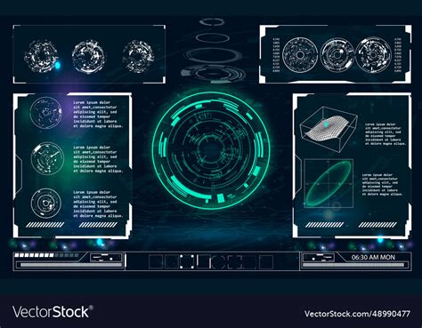 Radar Element Integration Royalty Free Vector Image
