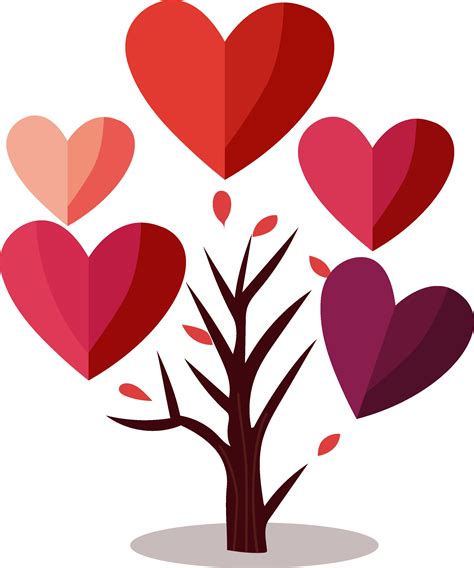 Isolated Beautiful Tree With Heart Icon 24544210 Vector Art At Vecteezy
